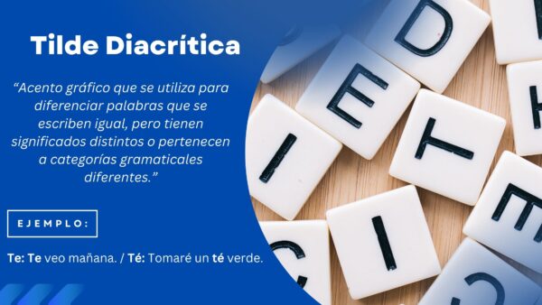 100 Ejemplos de Tilde Diacrítica - ¿Cómo se clasifican?