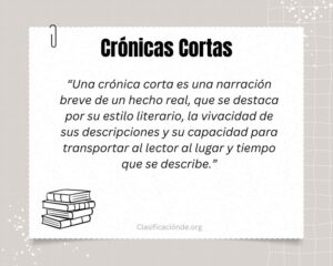 5 Ejemplos de Crónicas Cortas - ¿Cómo se clasifican?