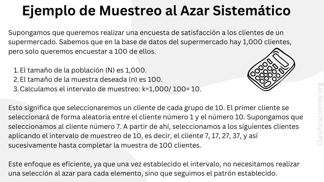 5 Ejemplos de Muestreo al Azar Sistemático - ¿Cómo se clasifican?