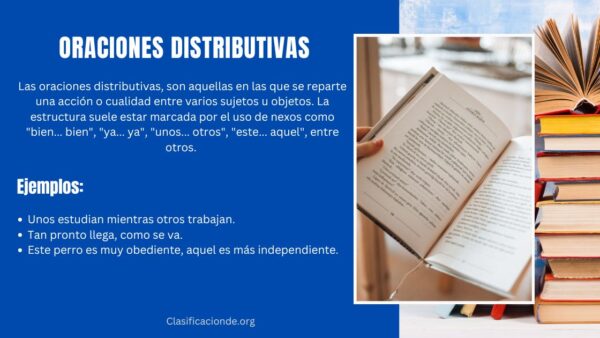 50 Ejemplos de Oraciones Distributivas - ¿Cómo se clasifican?