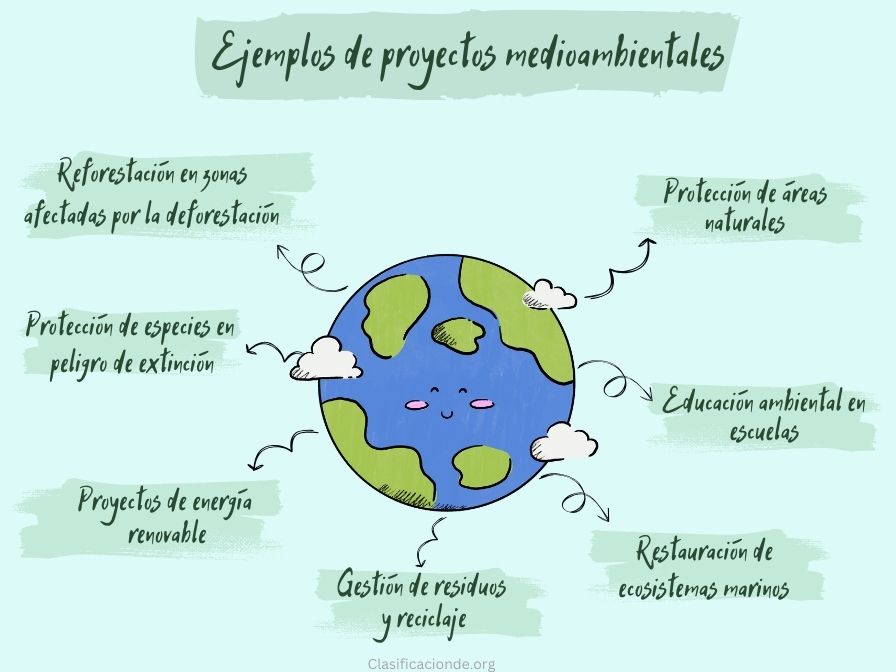 7 Ejemplos de Proyectos Medioambientales - ¿Cómo se clasifican?