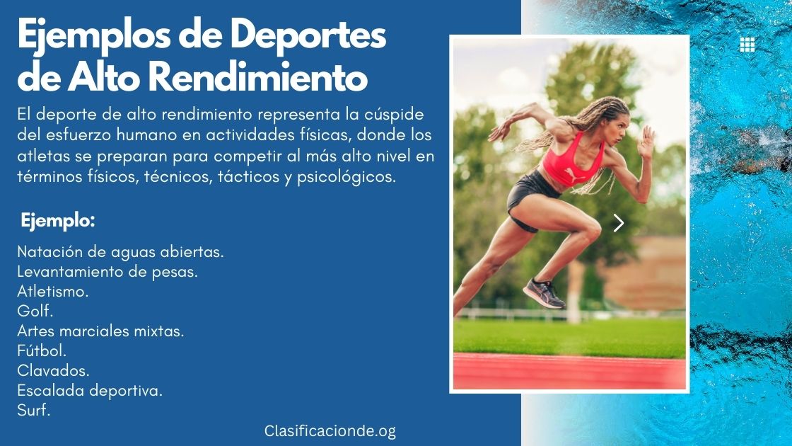 Ejemplos de Deportes de Alto Rendimiento - ¿Cómo se clasifican?