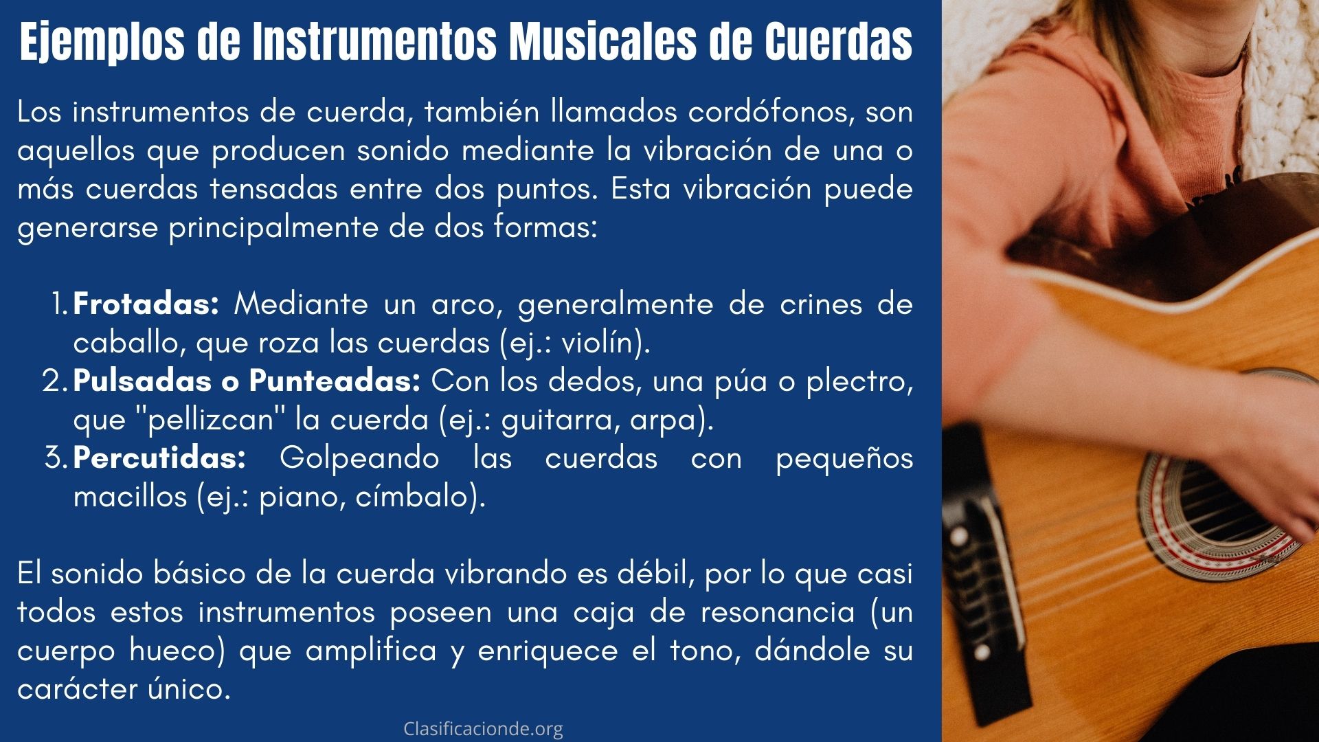 Ejemplos de Instrumentos Musicales de Cuerdas - ¿Cómo se clasifican?