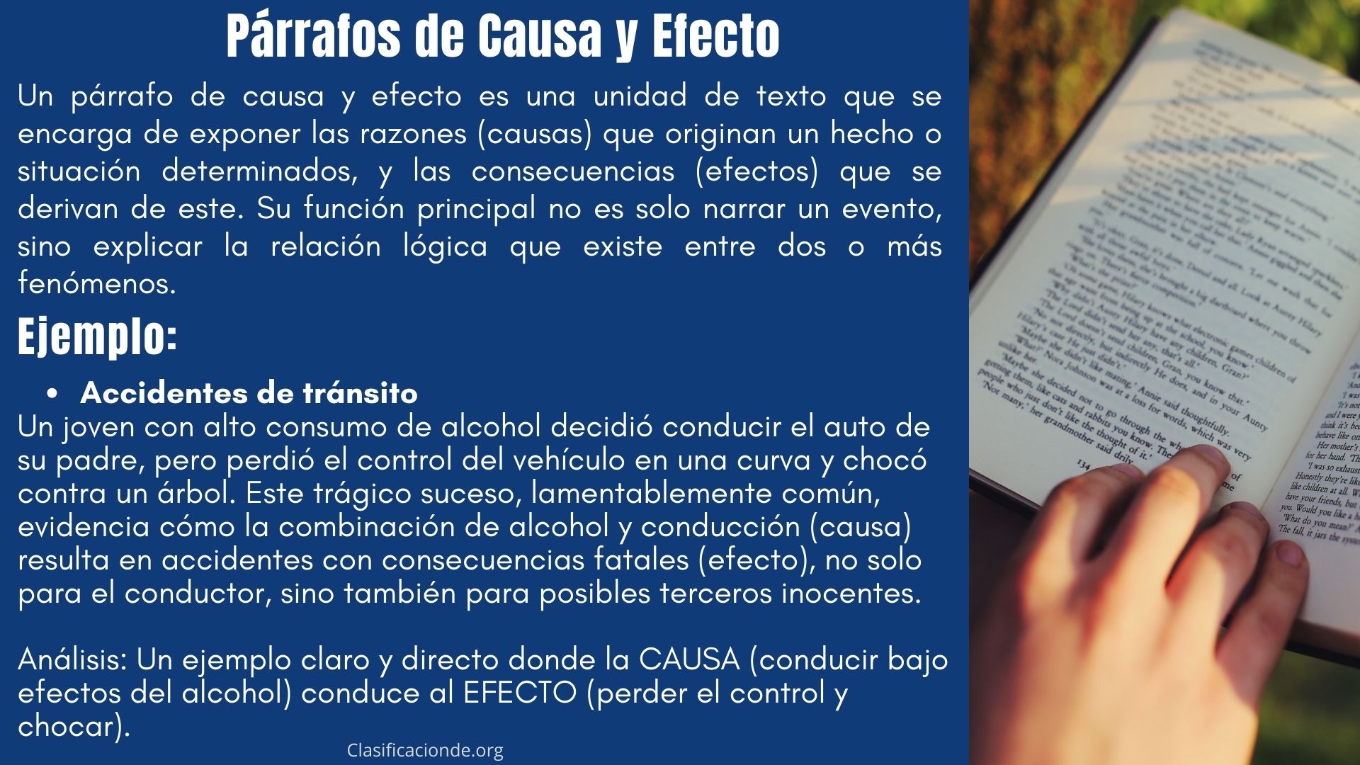 8 Ejemplos de Párrafos de Causa y Efecto - ¿Cómo se clasifican?