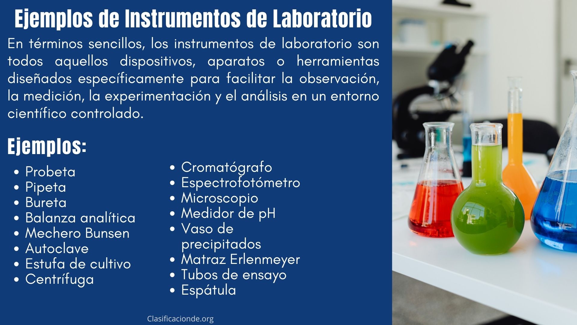 17 Ejemplos de Instrumentos de Laboratorio - ¿Cómo se clasifican?